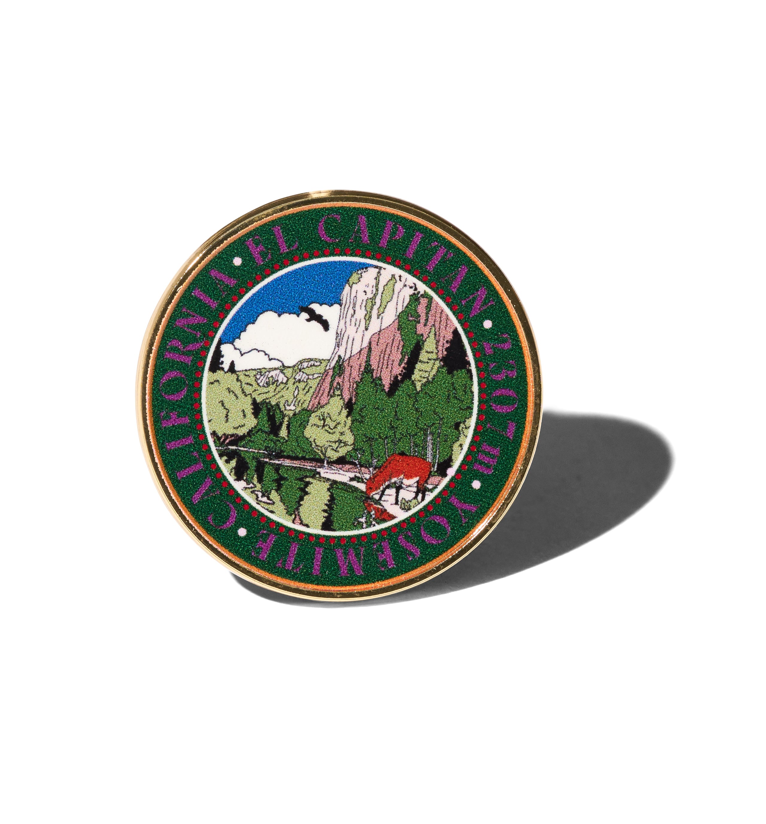 ROUND MOUNTAIN PIN: EL CAPITAN – WORDS, SOUNDS, COLORS & SHAPES JAPAN